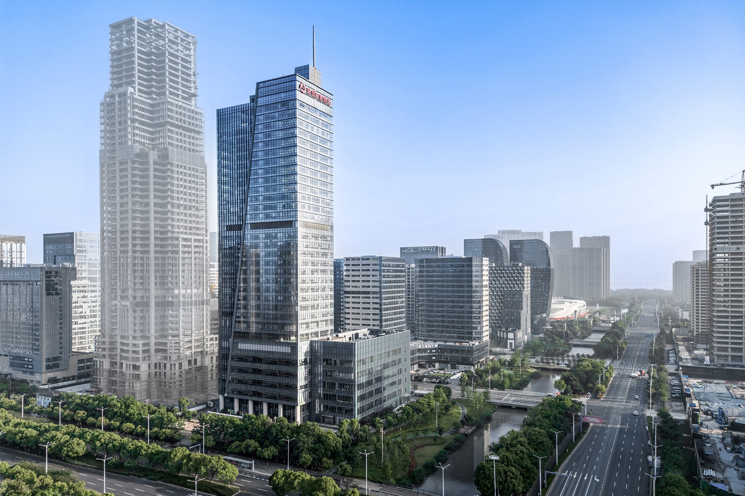 Suzhou Rural Commercial Bank Dongtai Lake Office Building | LWK + PARTNERS